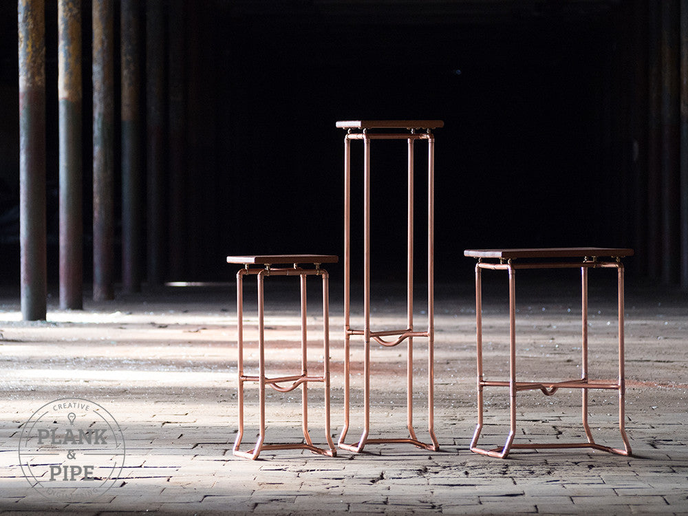 Copper Pipe Botanical Plant Stand Small – Plank & Pipe
